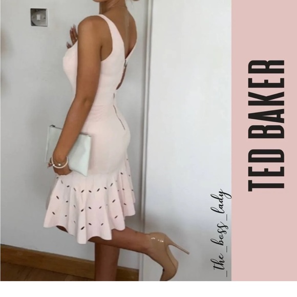 Ted Baker | Dresses | Ted Baker Womans Baby Pink Dress | Poshmark